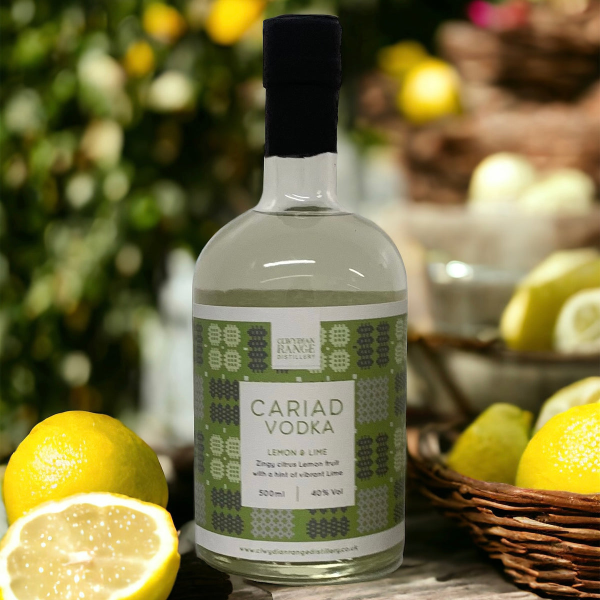 Cariad Vodka - Lemon and Lime Vodka 500ml – Cariad Gin
