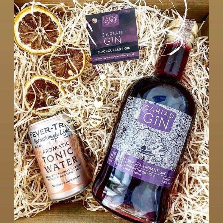 Cariad Gin - Blackcurrant Gin Gift Box 500ml